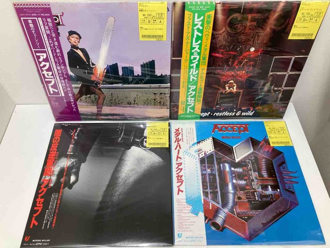 ACCEPT、HELLOWEEN、PRETTY MAIDSなどメタル新着中古LP入荷情報 ACCEPT、HELLOWEEN、PRETTY MAIDSなどメタル新着中古LP入荷情報