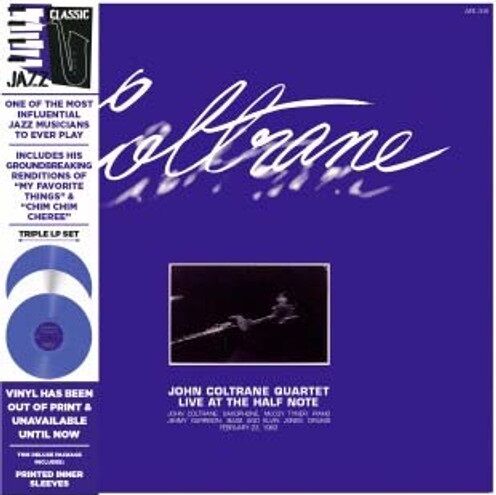 新品LP JOHN COLTRANE / LIVE AT THE HALF NOTE(3LP/WHITE & BLUE VINYL ...