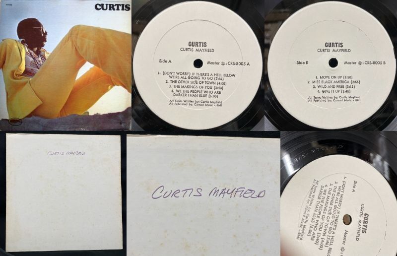 【廃盤DISCOUNT】NEW SOUL CLASSIC～CURTIS MAYFIELD 1st / US TEST-PRESS : CD ...