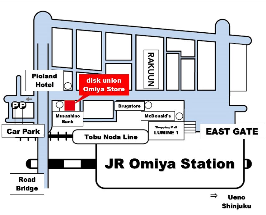 店舗案内 : ディスクユニオン大宮店｜CD・レコードの販売、買取