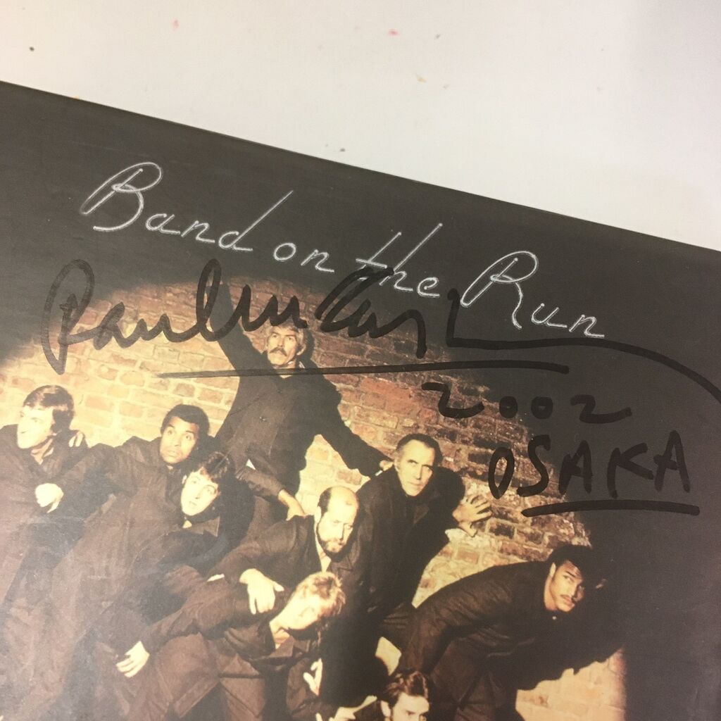 ポール直筆サイン入り! BAND ON THE RUN : ディスクユニオン新宿 ポール直筆サイン入り! BAND ON THE RUN : ディスクユニオン新宿