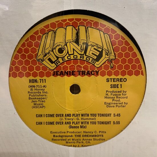 12/20(水) JEANIE TRACY/CAN I COME OVER AND PLAY WITH YOU TONIGHT 中古 ...