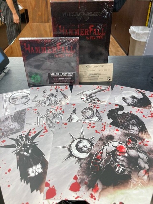 SWEパワーメタルバンドHAMMERFALLの2011年発売「INFECTED」リミテッドエディションCDBOXが中古入荷！ : ディスク ...