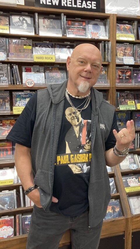 伝説のNWOBHM/HRバンドGASKINのPAUL GASKIN様にご来店いただきました‼【6/17(月)アーティスト様ご来店情報 ...