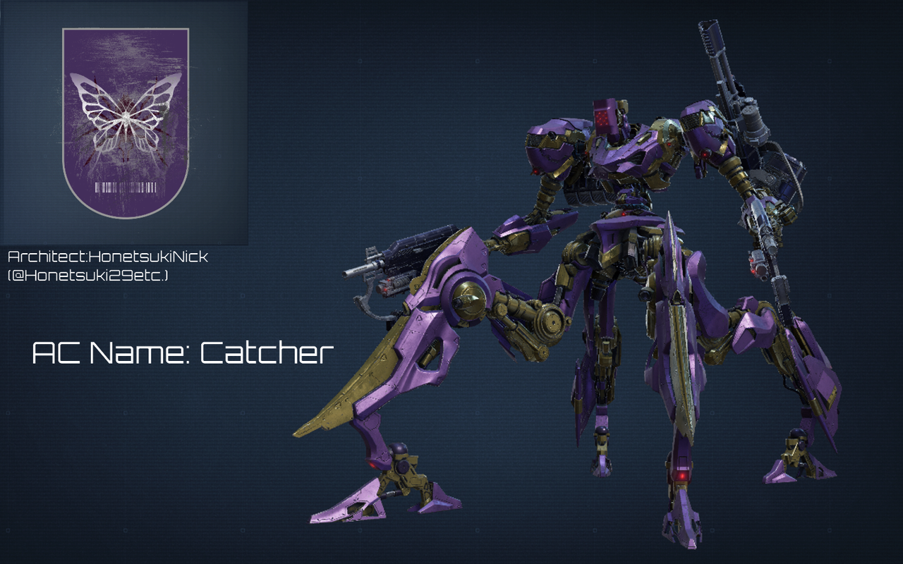 【ACVI / 軽量四脚】Catcher : 粗製レイヴンの設計図置き場