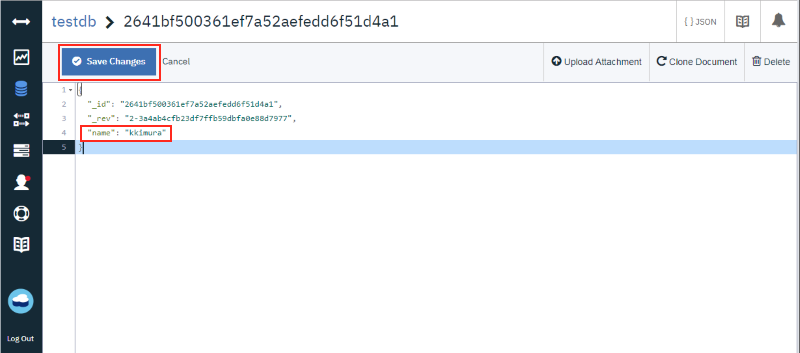 Apache CouchDB(IBM Cloudant) のドキュメント更新 : まだプログラマーですが何か？