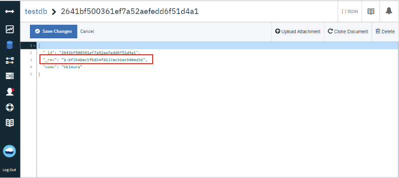 Apache CouchDB(IBM Cloudant) のドキュメント更新 : まだプログラマーですが何か？