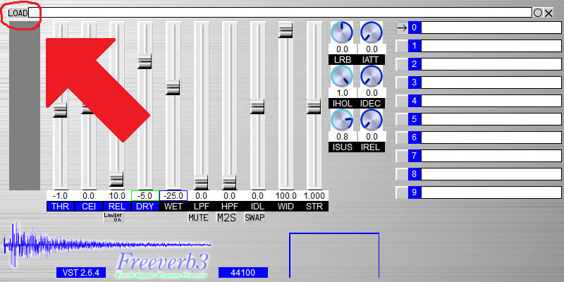 DAWは落ちるもの:SIRより出来のいいフリーのIRリバーブ「Freeverb3」