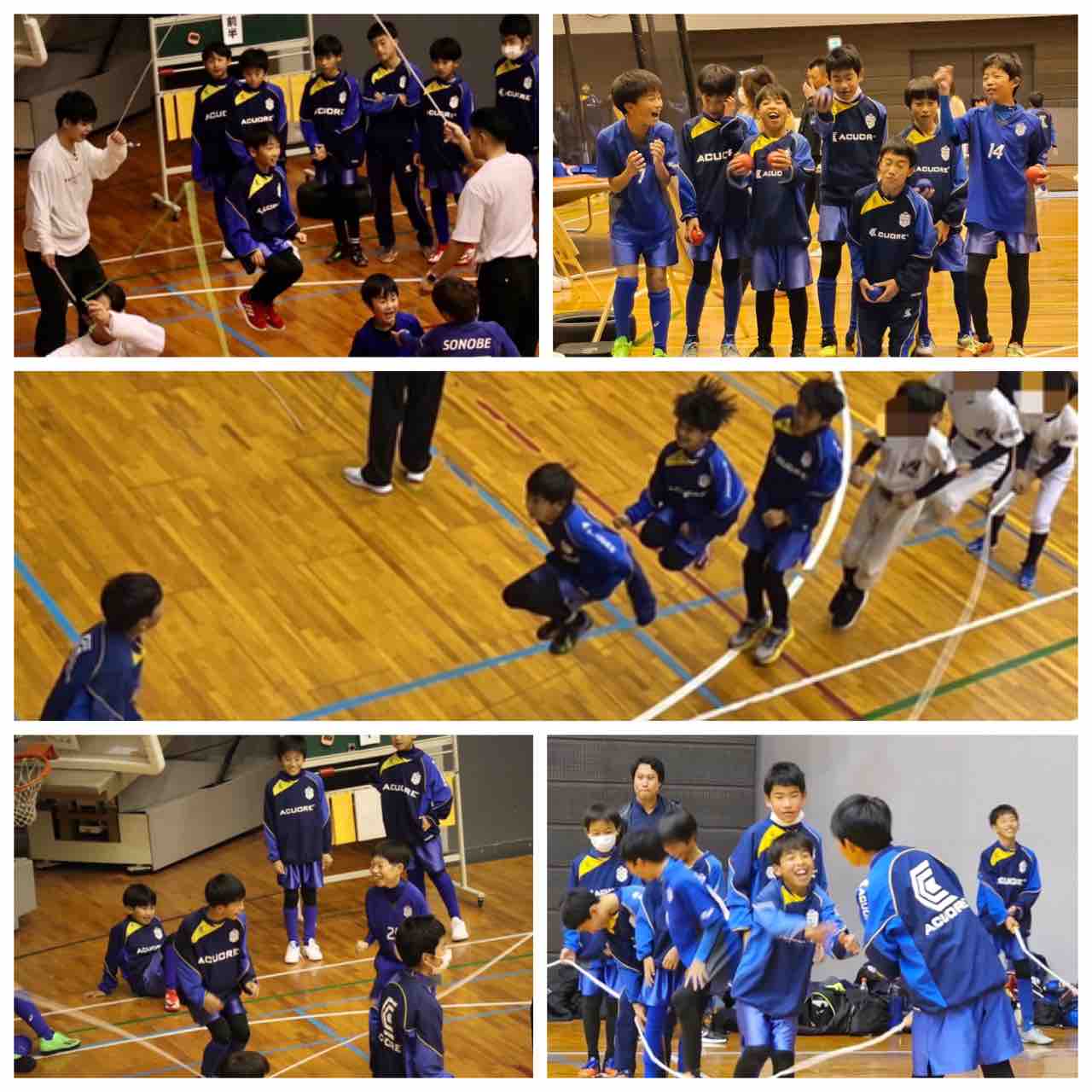 園部フットボールクラブ:6年5年1年 第4回南丹市スポーツ少年団 なんスポ〜クリスマスイベント〜交流会（R5.12.10）