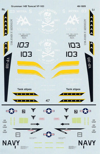 VF-103 1/48 デカール SUPER DECALS No.48-1009 : Home of Dr.Grumman Blog