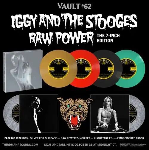 【新品】新宿ロックレコードストア限定販売！THIRD MAN RECORDSサブスク会員限定特典盤！IGGY POPによる"RAW POWER ...
