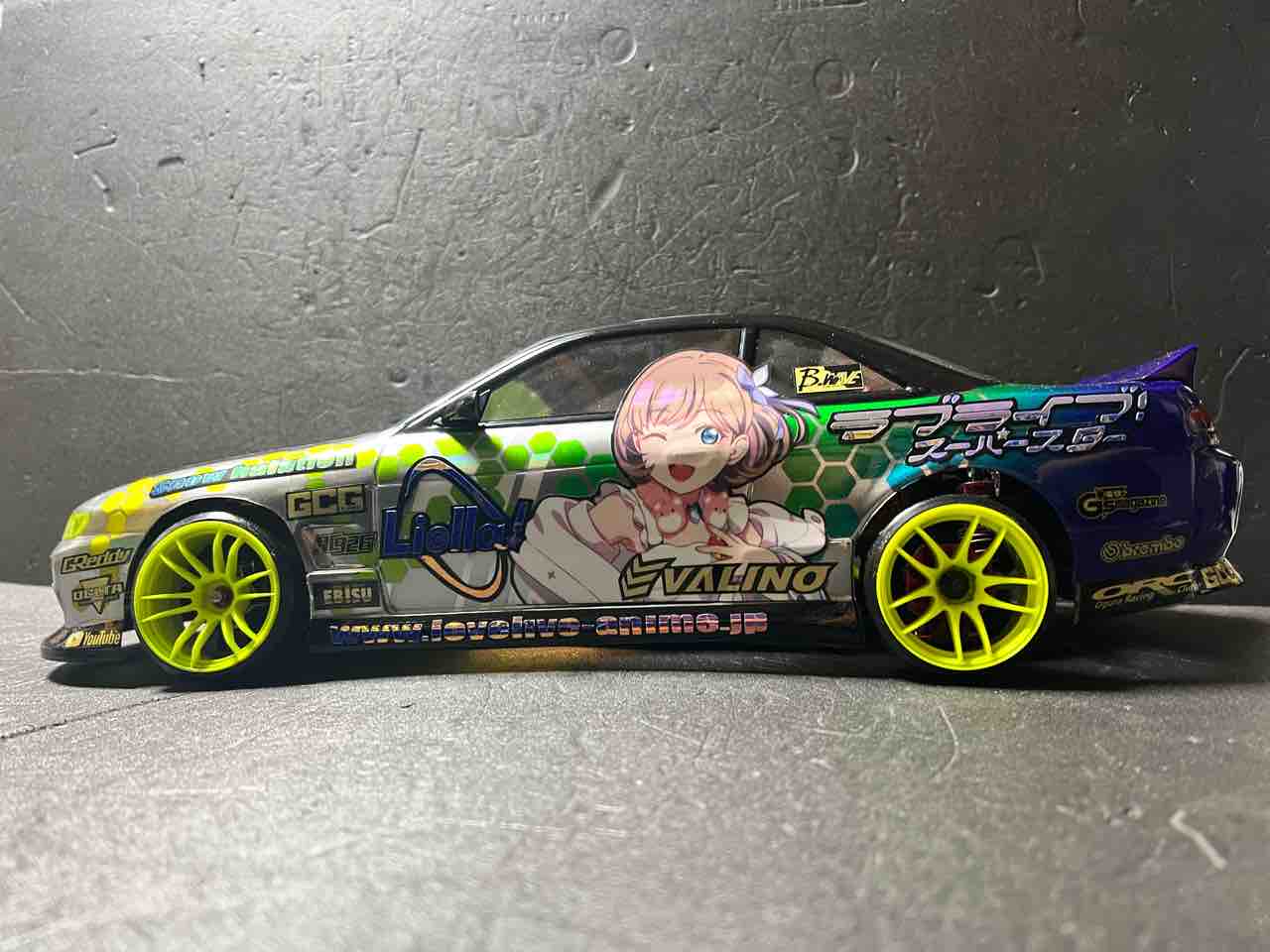 痛車RC製作所 BadLegFactory : 痛車 RCボディ ラブライブ! シリーズ 唐可可 渡辺曜 南ことり仕様 S14オデビア
