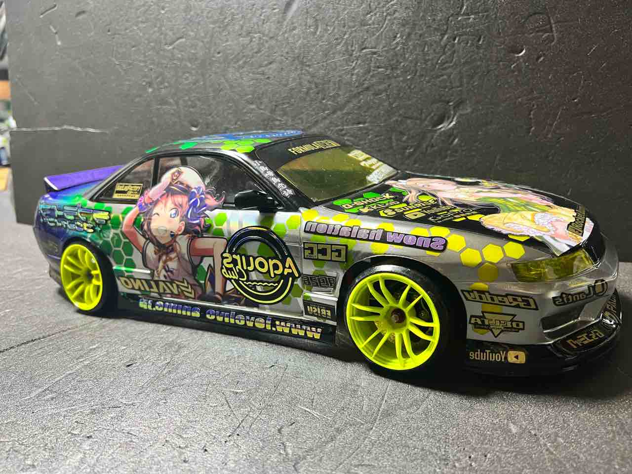 痛車RC製作所 BadLegFactory : 痛車 RCボディ ラブライブ! シリーズ 唐可可 渡辺曜 南ことり仕様 S14オデビア