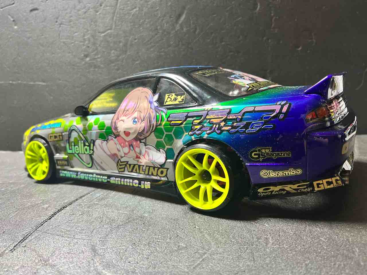 痛車RC製作所 BadLegFactory : 痛車 RCボディ ラブライブ! シリーズ 唐可可 渡辺曜 南ことり仕様 S14オデビア