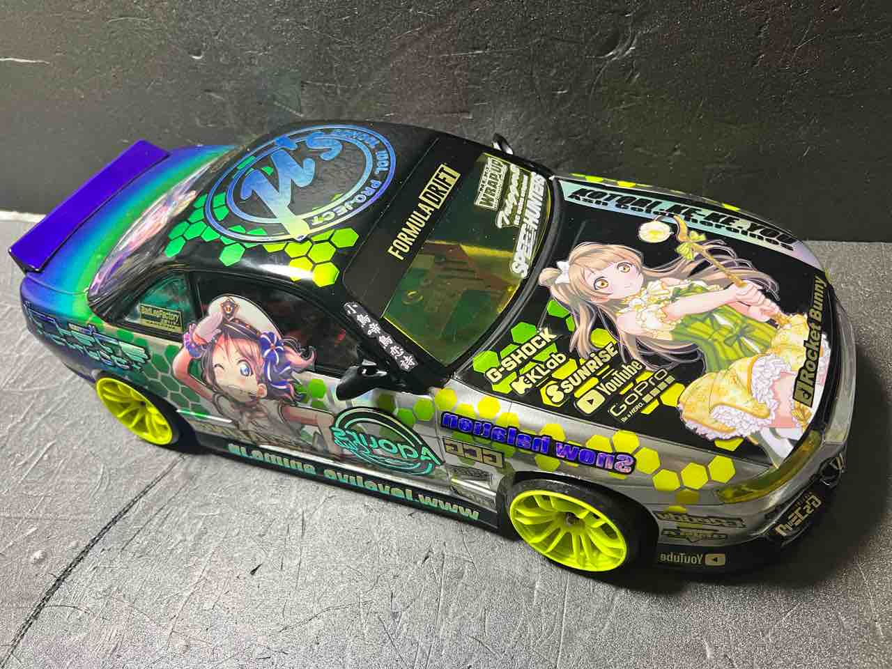 痛車RC製作所 BadLegFactory : 痛車 RCボディ ラブライブ! シリーズ 唐可可 渡辺曜 南ことり仕様 S14オデビア