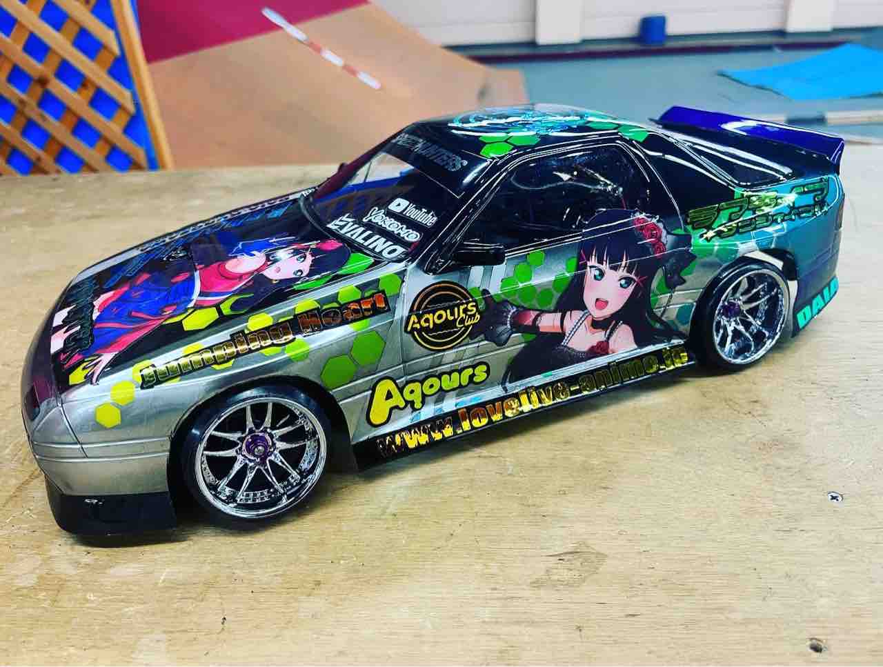 痛車RC製作所 BadLegFactory : 痛車 RCボディ ラブライブ! シリーズ 唐可可 渡辺曜 南ことり仕様 S14オデビア