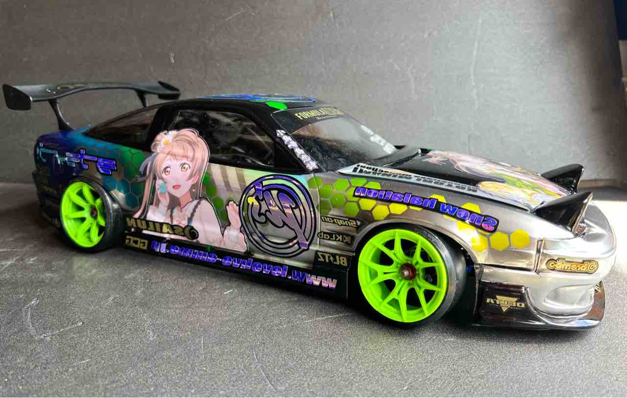 痛車RC製作所 BadLegFactory : 痛車 RCボディ ラブライブ! シリーズ 唐可可 渡辺曜 南ことり仕様 S14オデビア