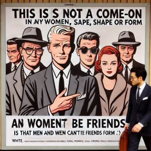 "this is not a come-on in any way, shape or form,"の文での"shape or form"の ...