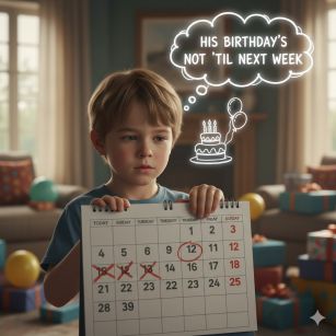 " be not 'til next week"とbe next week"はどう違うのですか？ : 映画 de 英語 - X連動