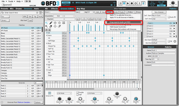 [BFD3]便利な機能＆使い方 : 極めるCubase