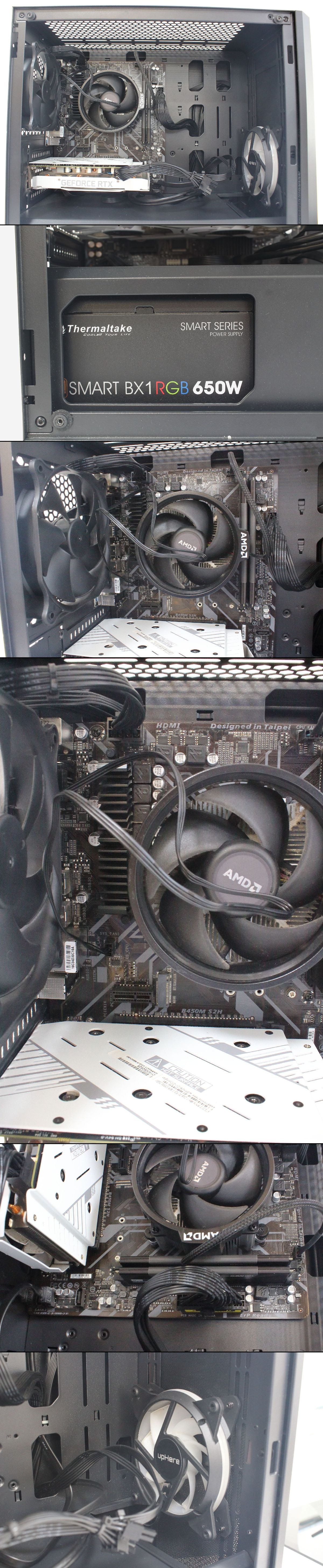 【やや傷や汚れあり】 自作PC ゲーミングPC Ryzen5 3600/RAM16GB/RTX2070 NHC08636 650W ANTEC ...