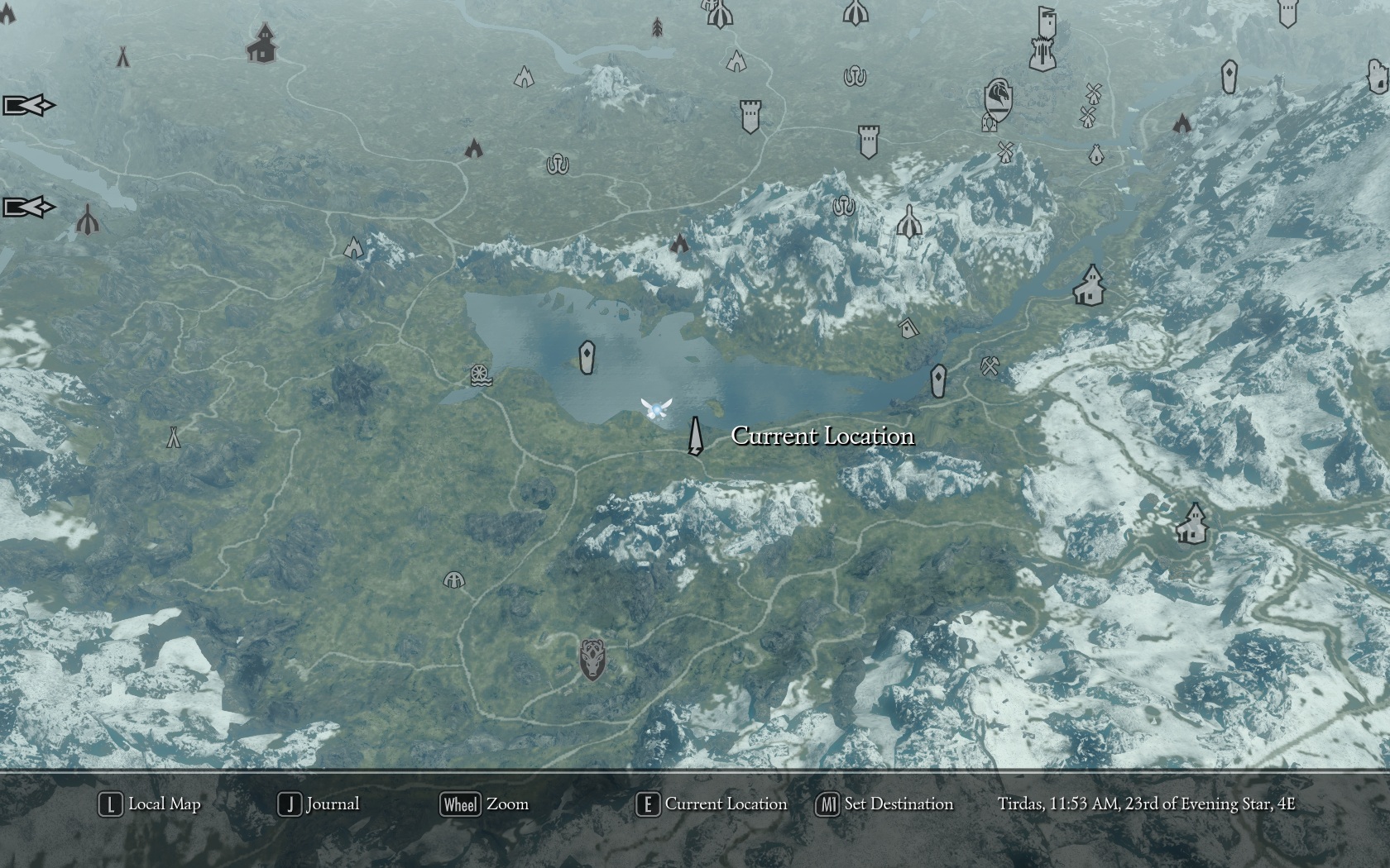 A Quality World Map - With Roads : Tower of Rapunzel