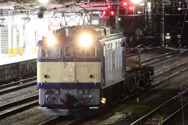 写メ鉄:EF6437初狩工臨＆韮崎工臨