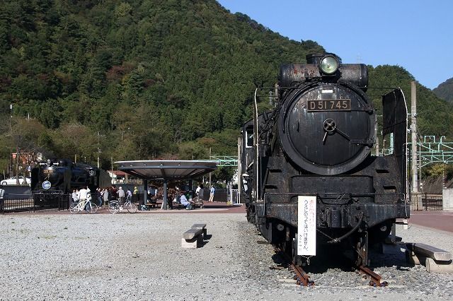 写メ鉄:水上駅SL広場のD51745