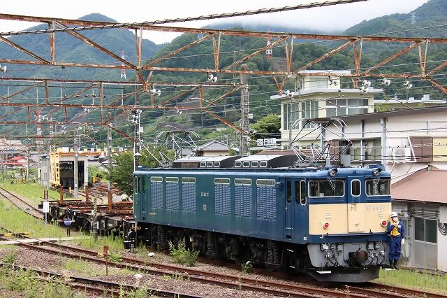 写メ鉄:EF6437初狩工臨チキ返空