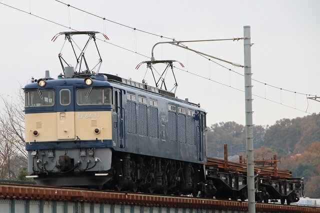 写メ鉄:EF6437拝島工臨