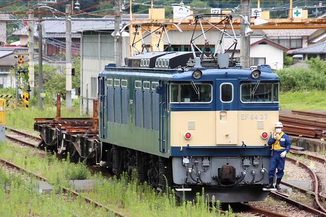写メ鉄:EF6437初狩工臨チキ返空