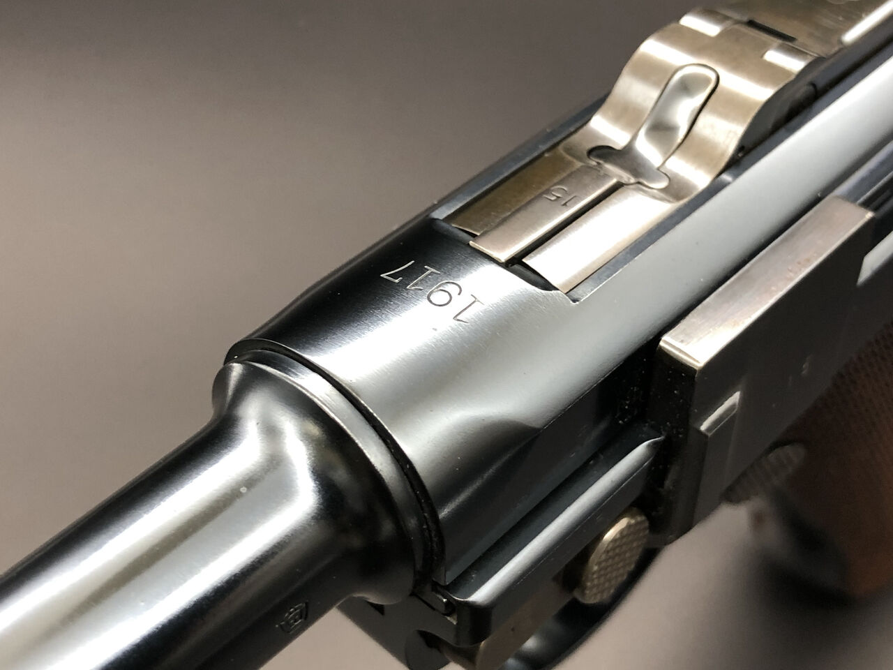 TANAKA LUGER P08 ブルーイング produced by Nanchan : K's garage TANAKA LUGER P08 ブルーイング produced by Nanchan : K's garage