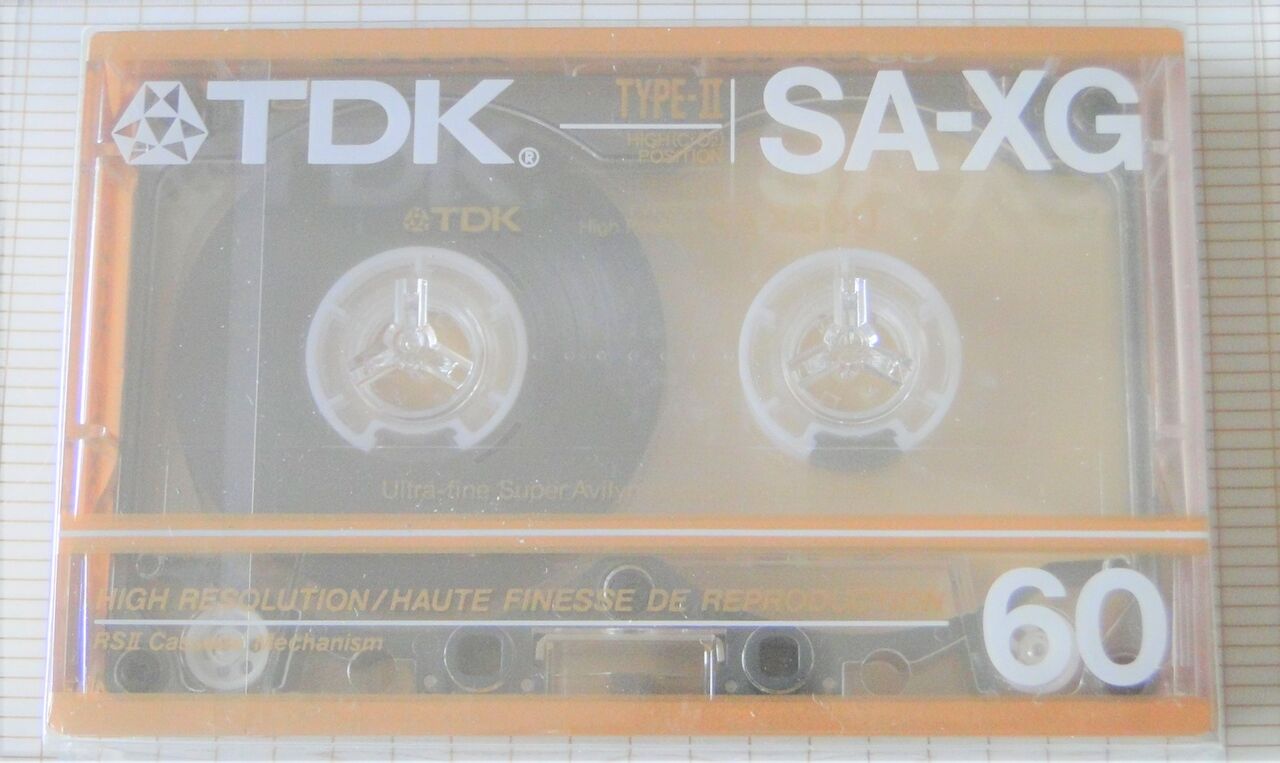 日本未発売 TDK SA-XG その1 : さくの家電のーと 日本未発売 TDK SA-XG その1 : さくの家電のーと