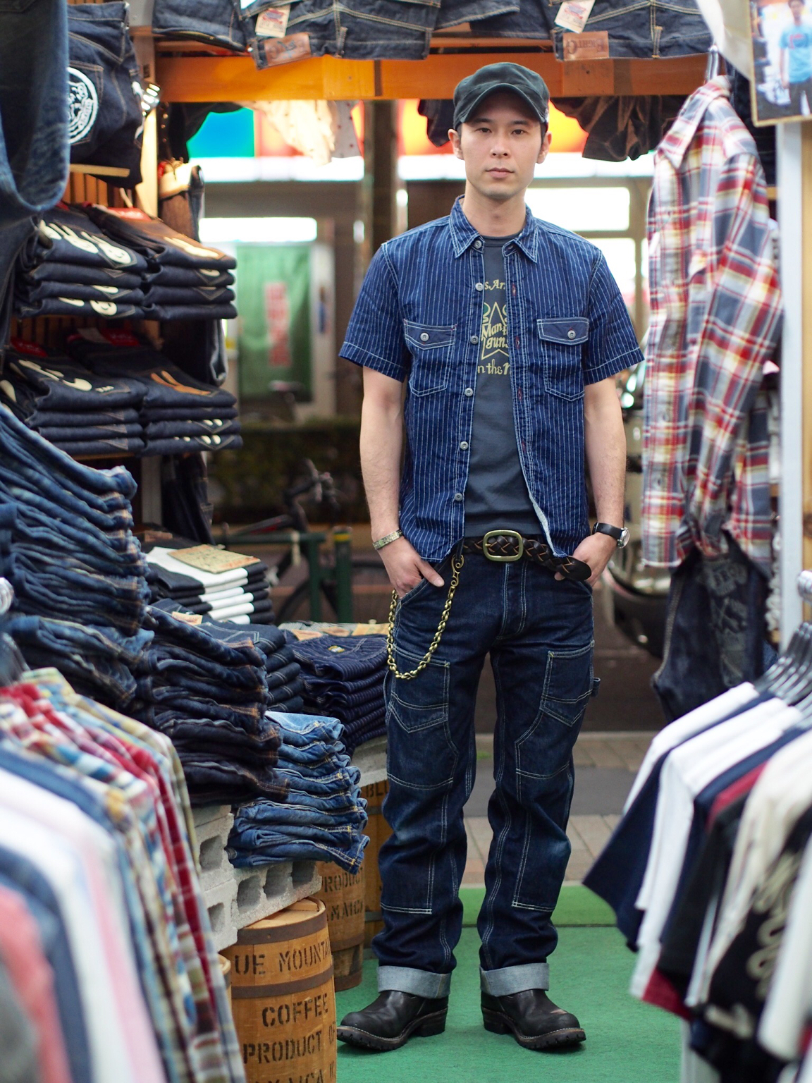 Eight-G 新作 半袖シャツ : Gパン屋サカイ