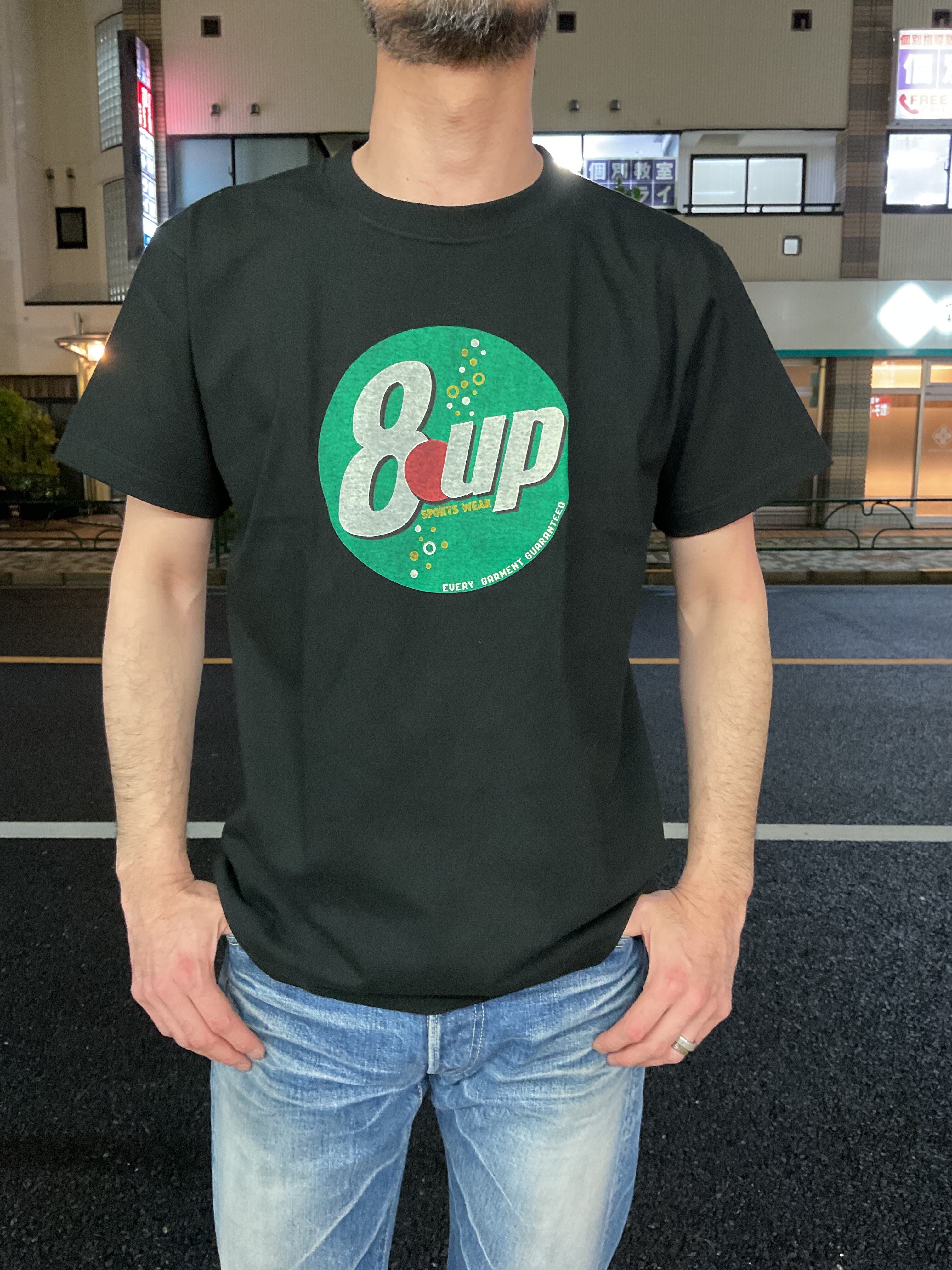 エイトジー！！半袖プリントTシャツ "8UP”！！ : Gパン屋サカイ
