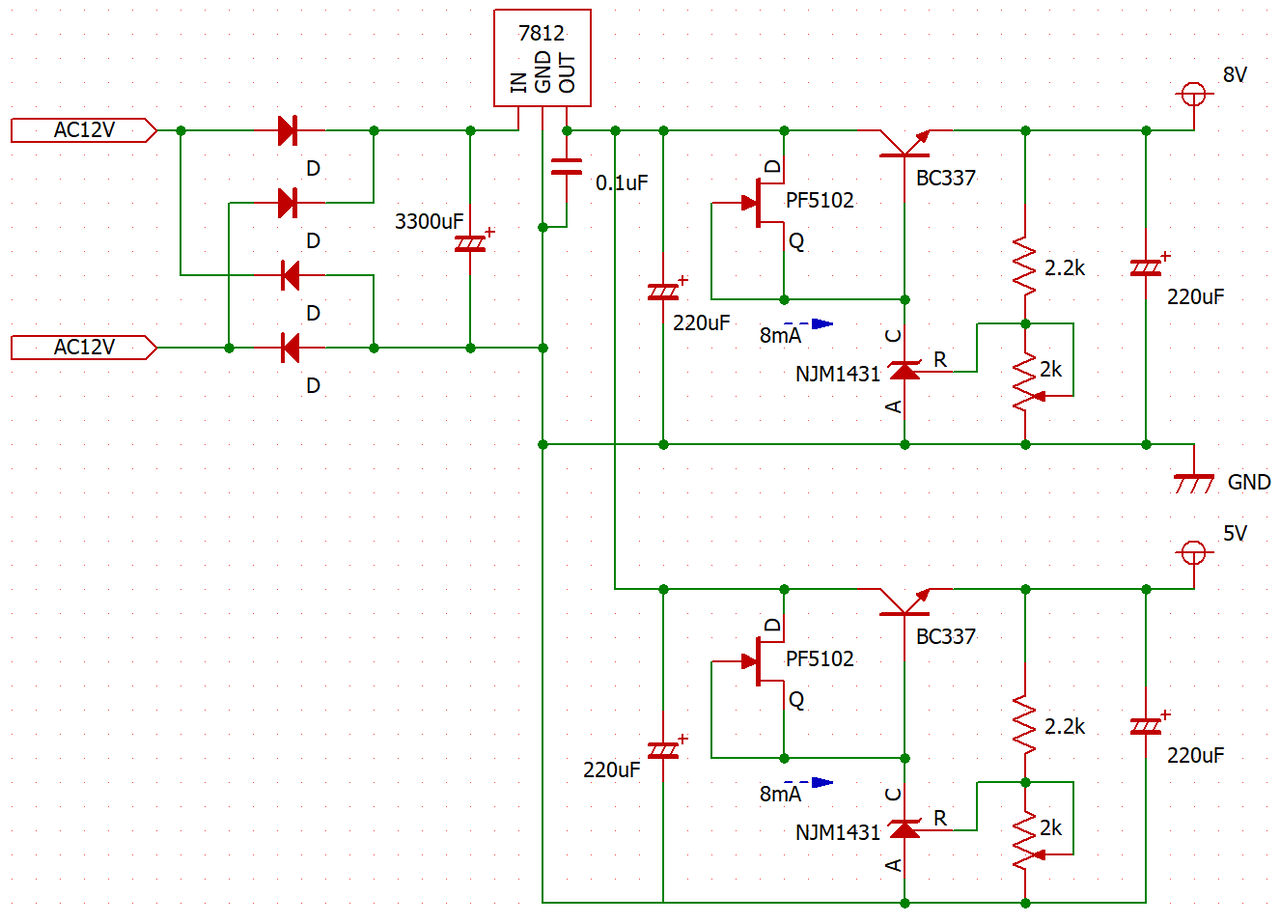 カレントミラーバッファ付きJ-FET IV for TDA1387 : 電子工作実験室