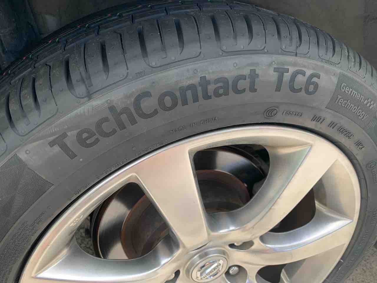 TechContact TC6@Continental:ﾐｼｭﾗﾝP4から履き替え : イレブンフーズの日記