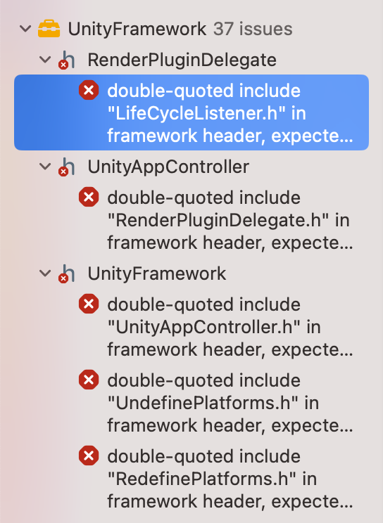 【Xcode14.3】Archiveエラーが解消するまで。double-quoted include他 : アプリ開発エリの備忘録