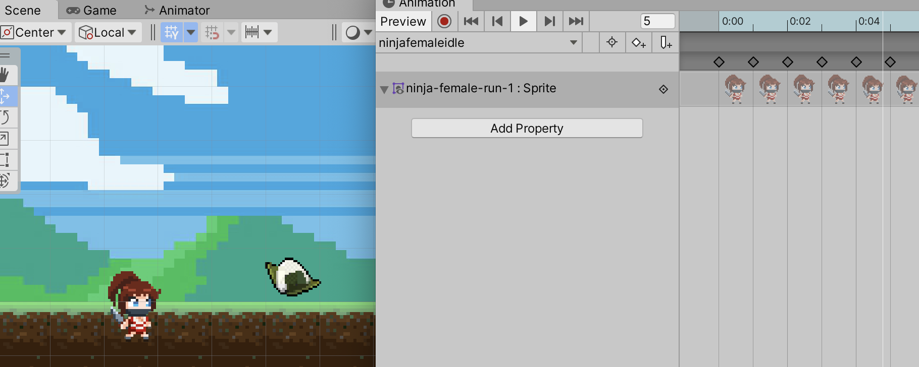 【Unity】Spriteのアニメーションの位置が勝手に変わってしまうのはpivotが原因 : アプリ開発エリの備忘録