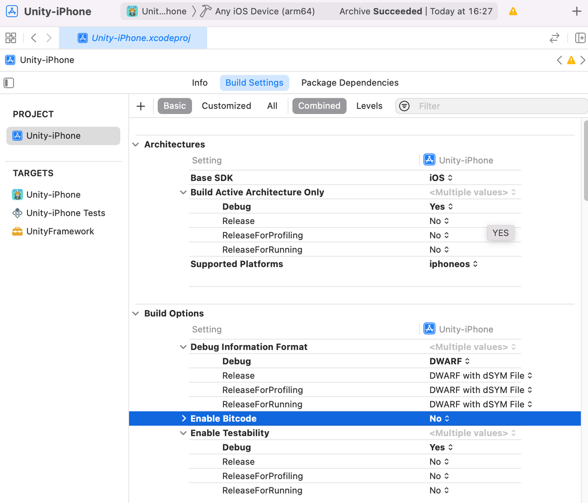 【unity】Xcodeのエラー Archiveできない : アプリ開発エリの備忘録