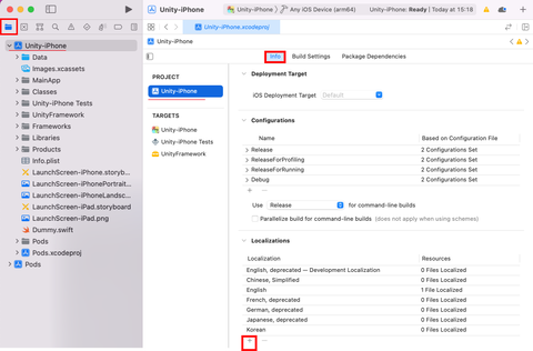 【Xcode】Unityで作成したプロジェクトのローカライズ対応 : アプリ開発エリの備忘録