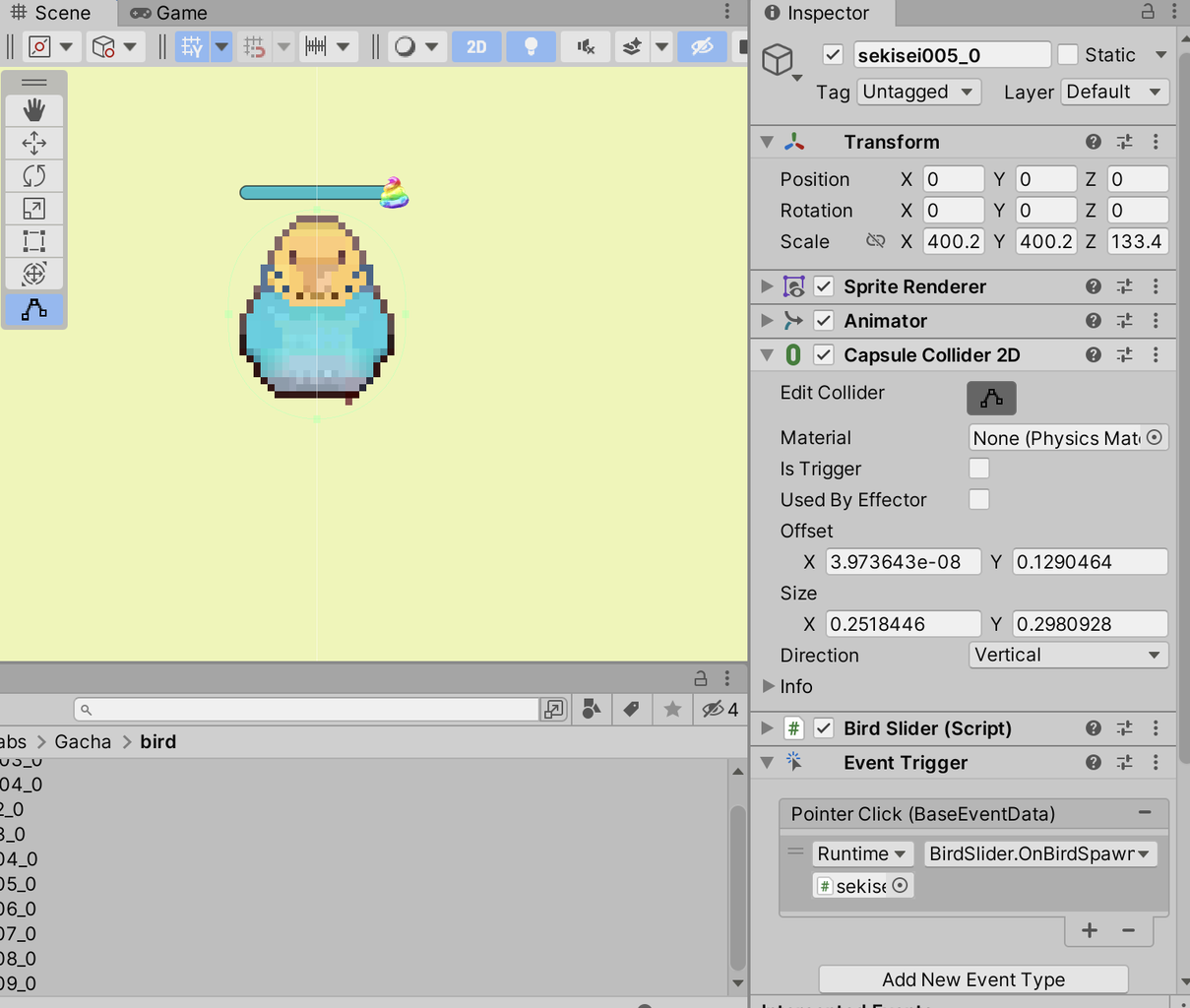 【Unity】Spriteをクリックしてメソッドを実行する : アプリ開発エリの備忘録