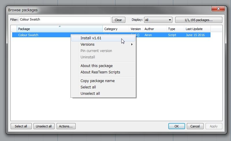 ReaScriptを導入する2 : いいメロは3秒で忘れる