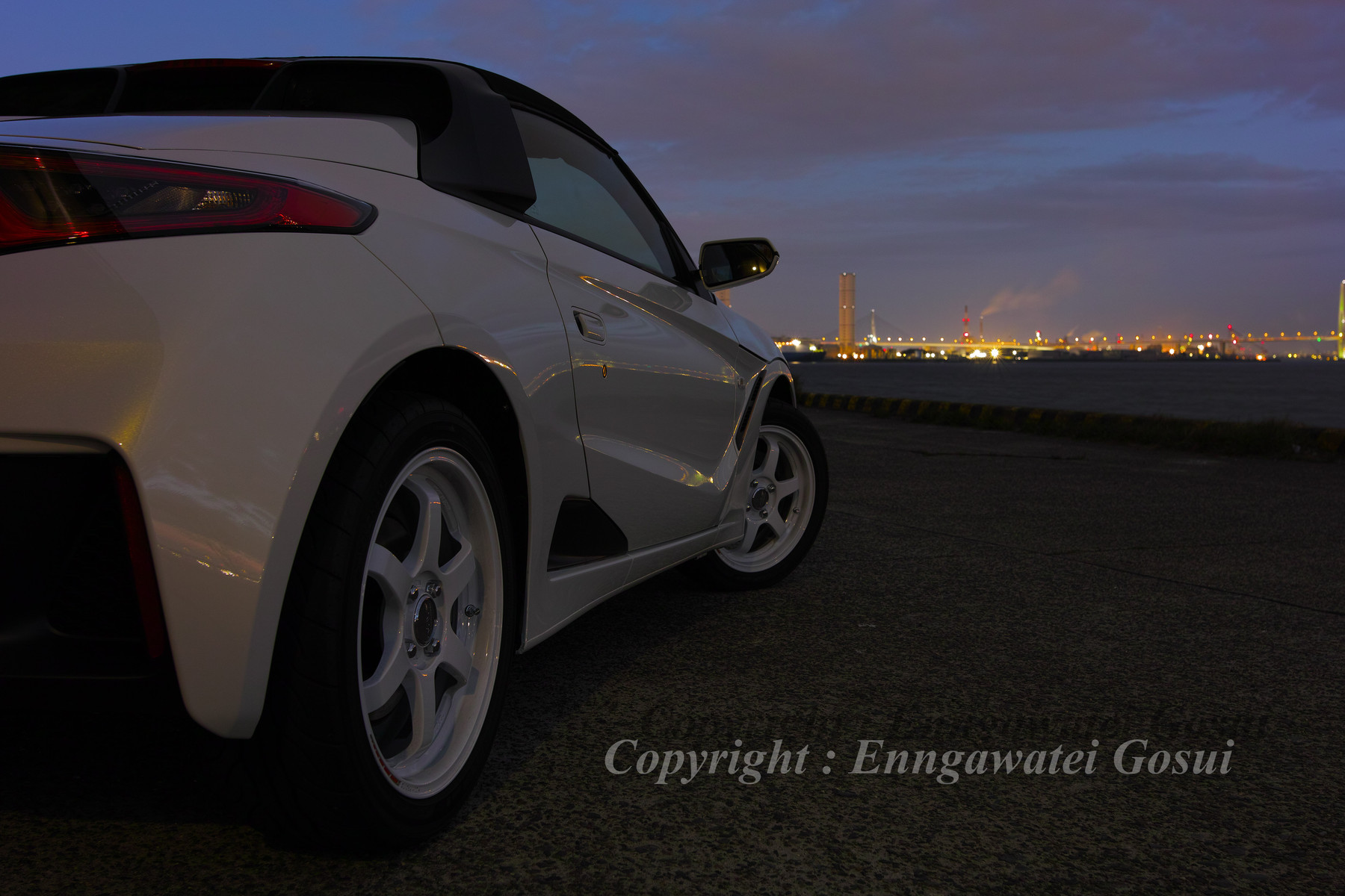 S660にRAYS VOLK RACING TE37 KCR REDOT ダッシュホワイトを装着 - 縁側日記