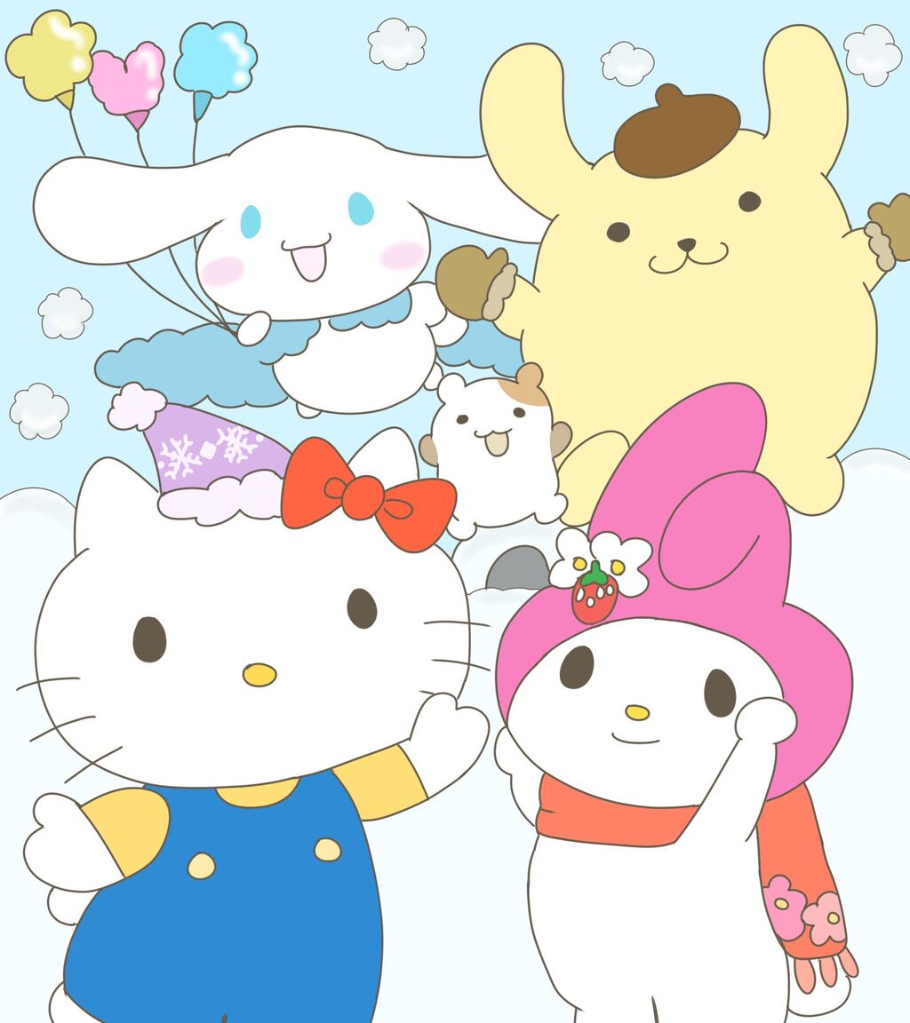eririmochi blog : サンリオ＊キティちゃん/マイメロ/シナモン/ポムポムプリン＊描いてみた♪ イラストPart102