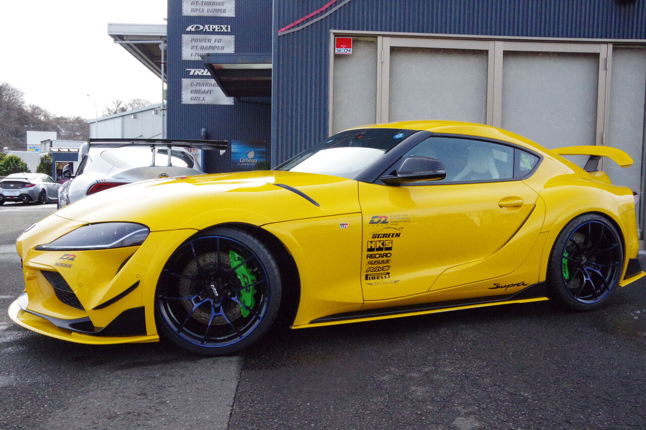 DB42 A90 GRスープラRZ D2ブレーキ＆車高調 : ProShopSCREEN D2JAPAN製品取付日記