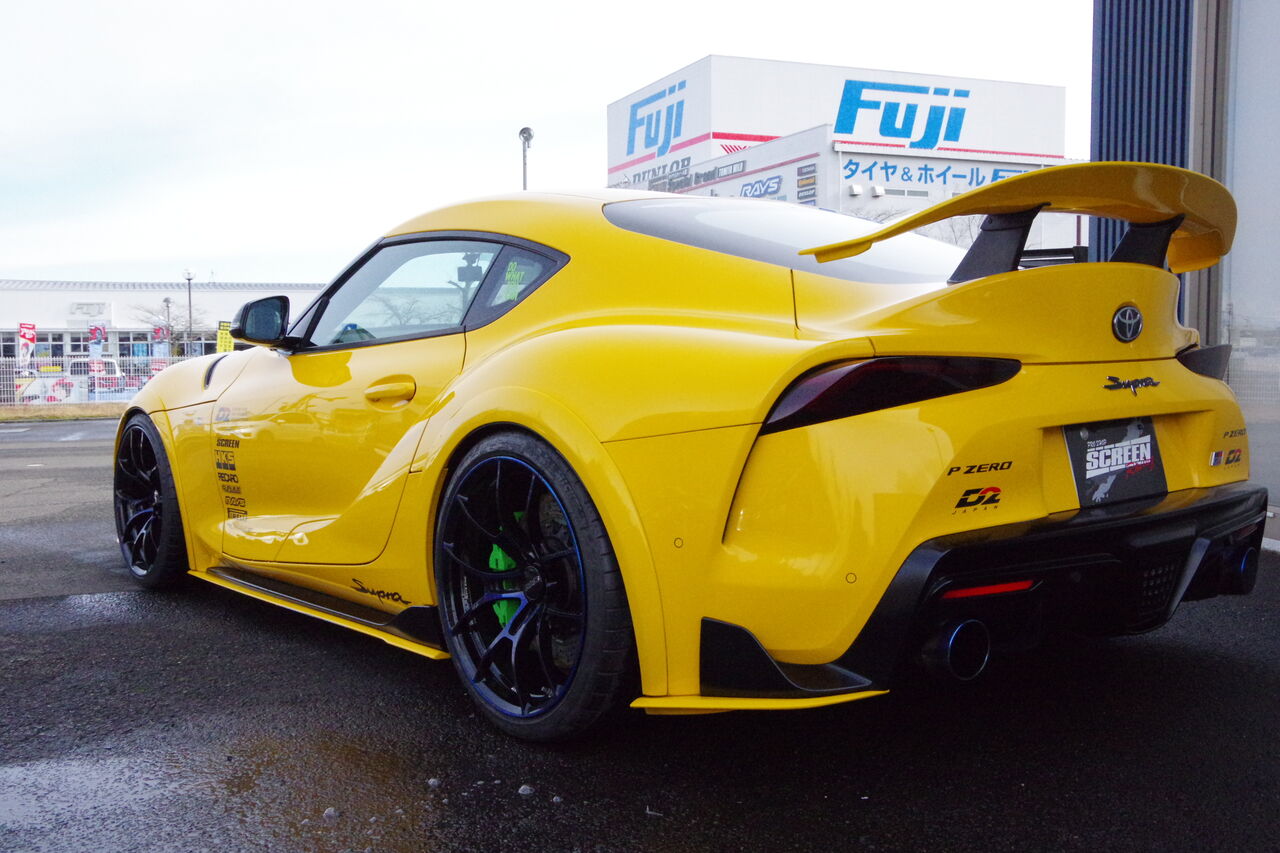 DB42 A90 GRスープラRZ D2ブレーキ＆車高調 : ProShopSCREEN D2JAPAN製品取付日記