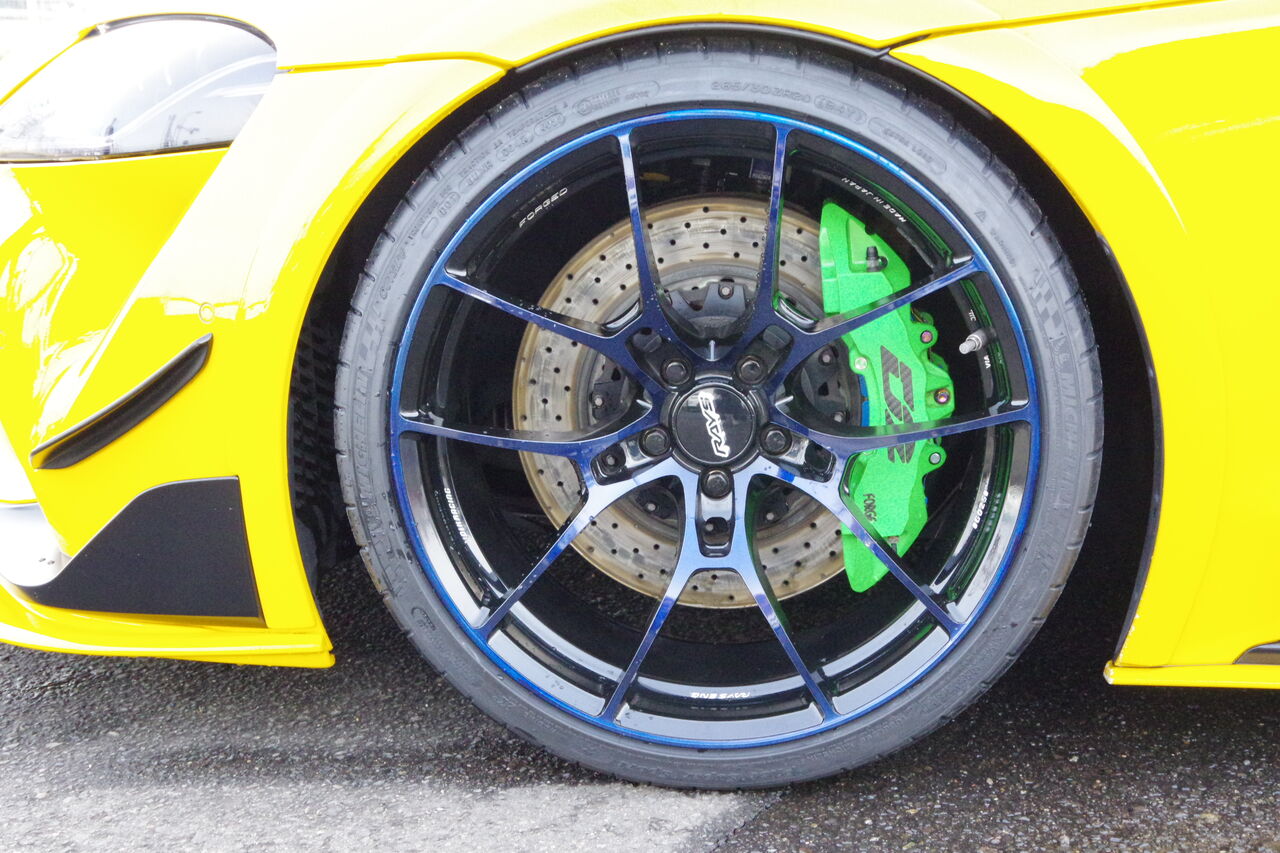 DB42 A90 GRスープラRZ D2ブレーキ＆車高調 : ProShopSCREEN D2JAPAN製品取付日記