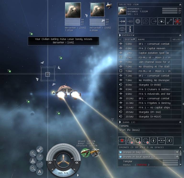 EVE ONLINE 宙の旅:DRONE FIGHTER
