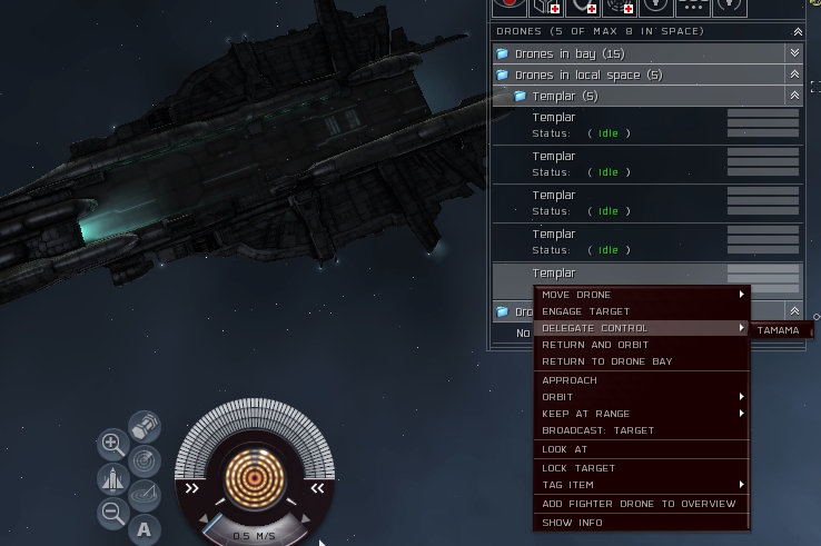 EVE ONLINE 宙の旅:DRONE FIGHTER